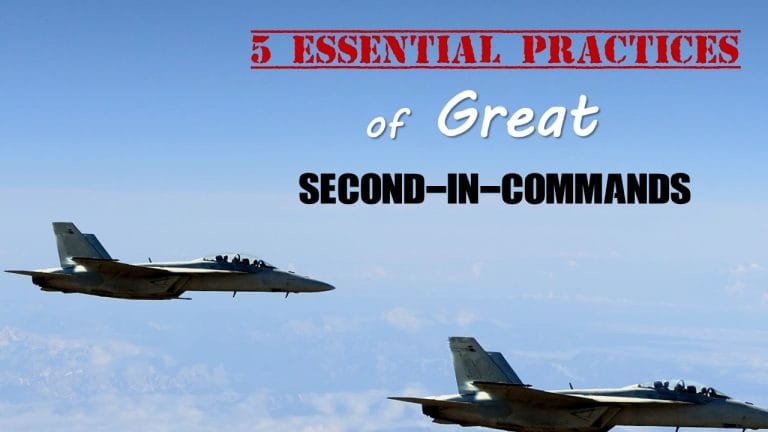 5 Essential Practices of Great Second-in-Commands - Michael Timms