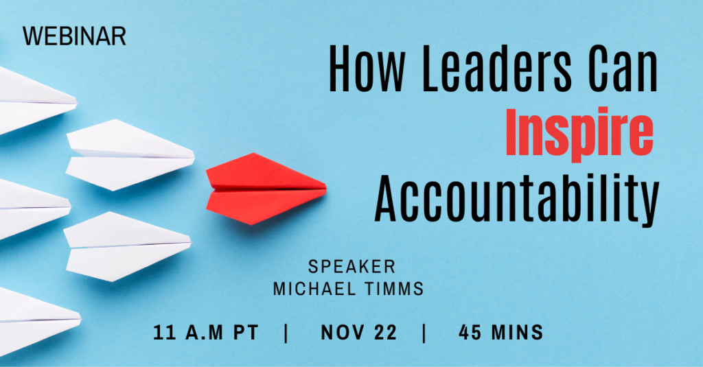 Webinar: Lead The Change to Higher Trust & Performance - Michael Timms